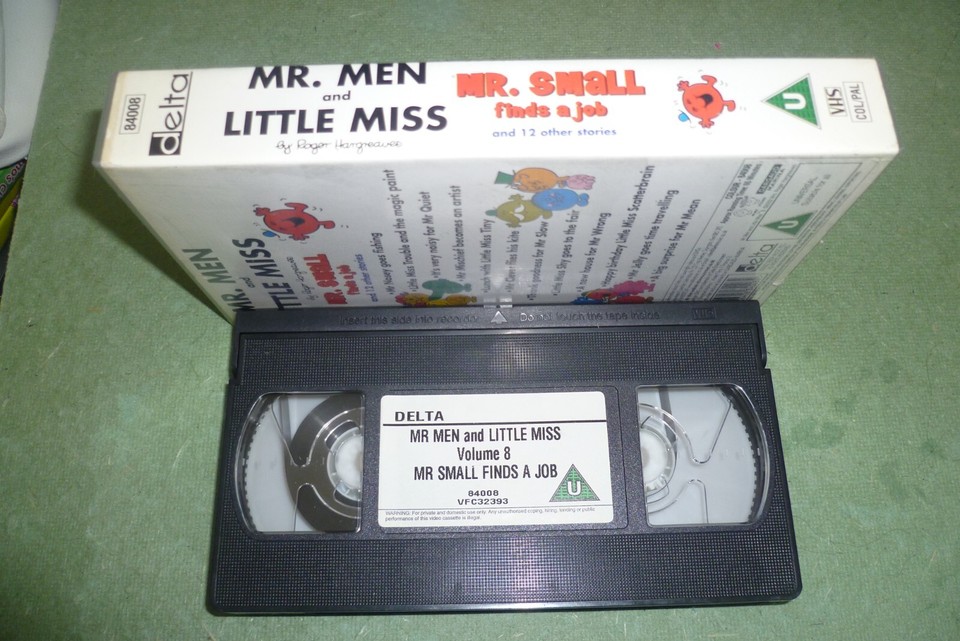 Mr Men And Little Miss - Mr Small Finds A Job And Other Stories (VHS ...