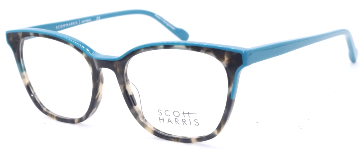 NEW SCOTT HARRIS EUROPA SH-736 C3 HAVANA ON BLUE AUTHENTC EYEGLASSES ...