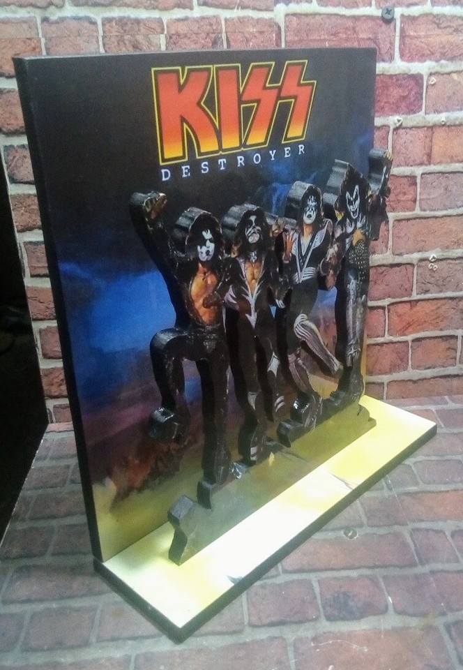 KISS Destroyer 10" x 10" DIORAMA Display STANDEE Figure Statue Doll Toy ...