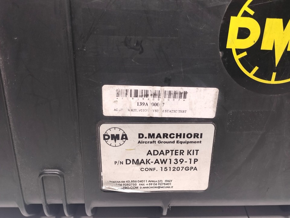 NEW -DMA D Marchiori Augusta Helicopter Pitot Static Test Adapters DMAK ...