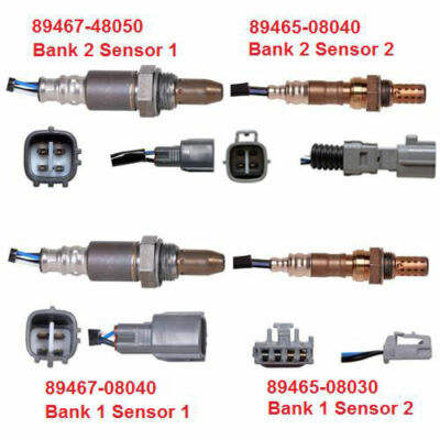 For 04 05 06 Toyota Sienna Oxygen Sensor O2 Complete Set 4PCS NEW SAVE ...