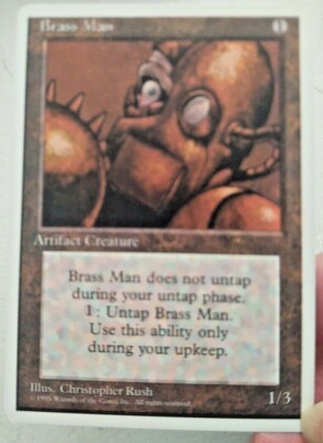 MTG Brass Man Fourth Edition 302/379 Regular Uncommon NOS See ...