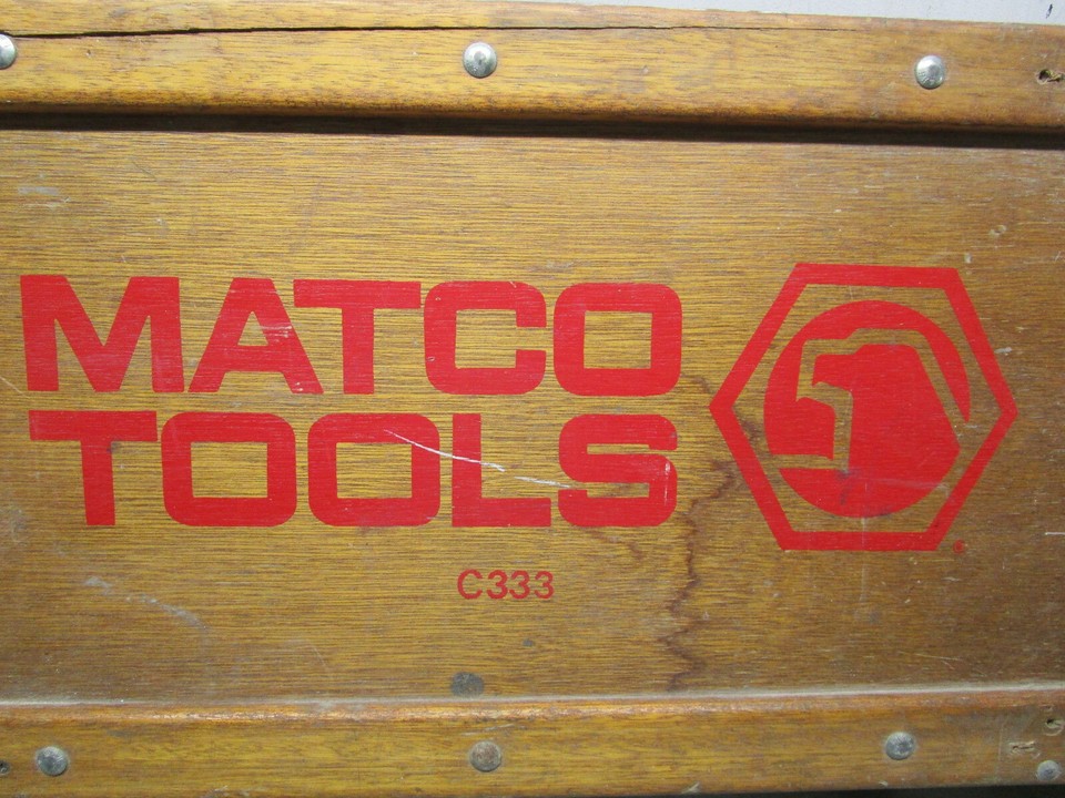 Vintage Wooden Matco Tools C333 Laydown Creeper w/Steel Wheels ...