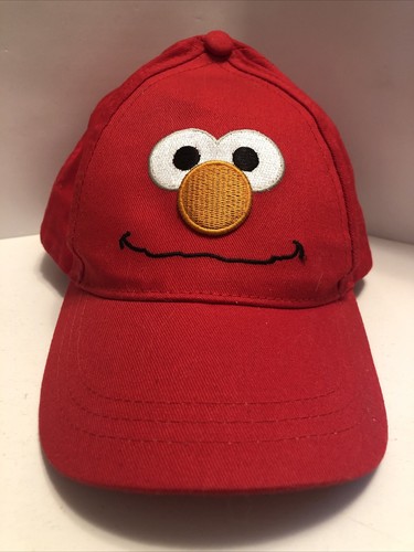 Sesame Street Kids Toddler Adjustable Red Elmo Baseball Cap Hat | eBay