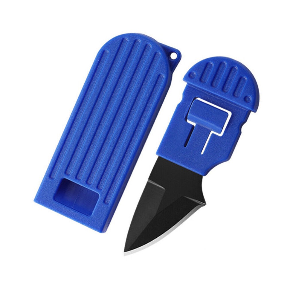 Small Pocket Fixed Blade Knife Camping Survival Keychain Knife EDC ...