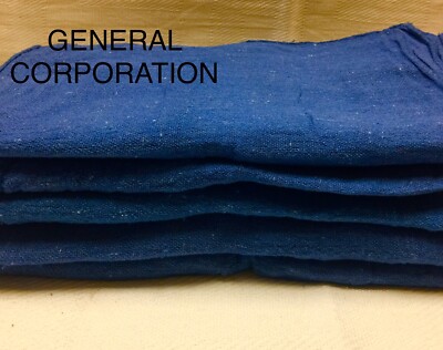 1000 new wiping BLUE shop rags towels mechanics priority rags large ...