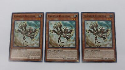 3x KRAWLER RECEPTOR MONSTER CIBR-EN019 1ST EDITION COMMON YUGIOH NM ...