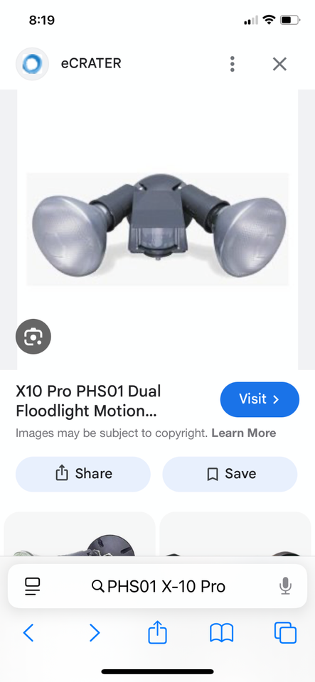 X-10 Pro Dual Floodlight Motion Detector | eBay