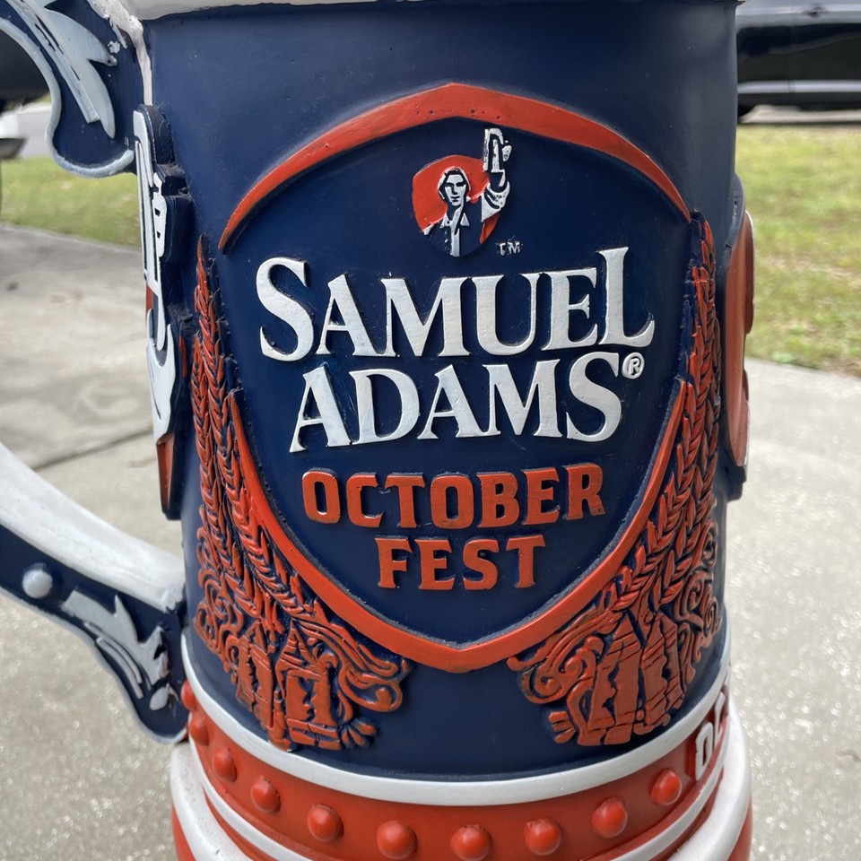 SAM ADAMS - OCTOBERFEST BEER STEIN PROMOTIONAL DISPLAY ~ 36" TALL | eBay