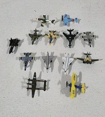Vintage Micro Machines Lot – Die-Cast Mini Vehicles Mixed Series Jets ...
