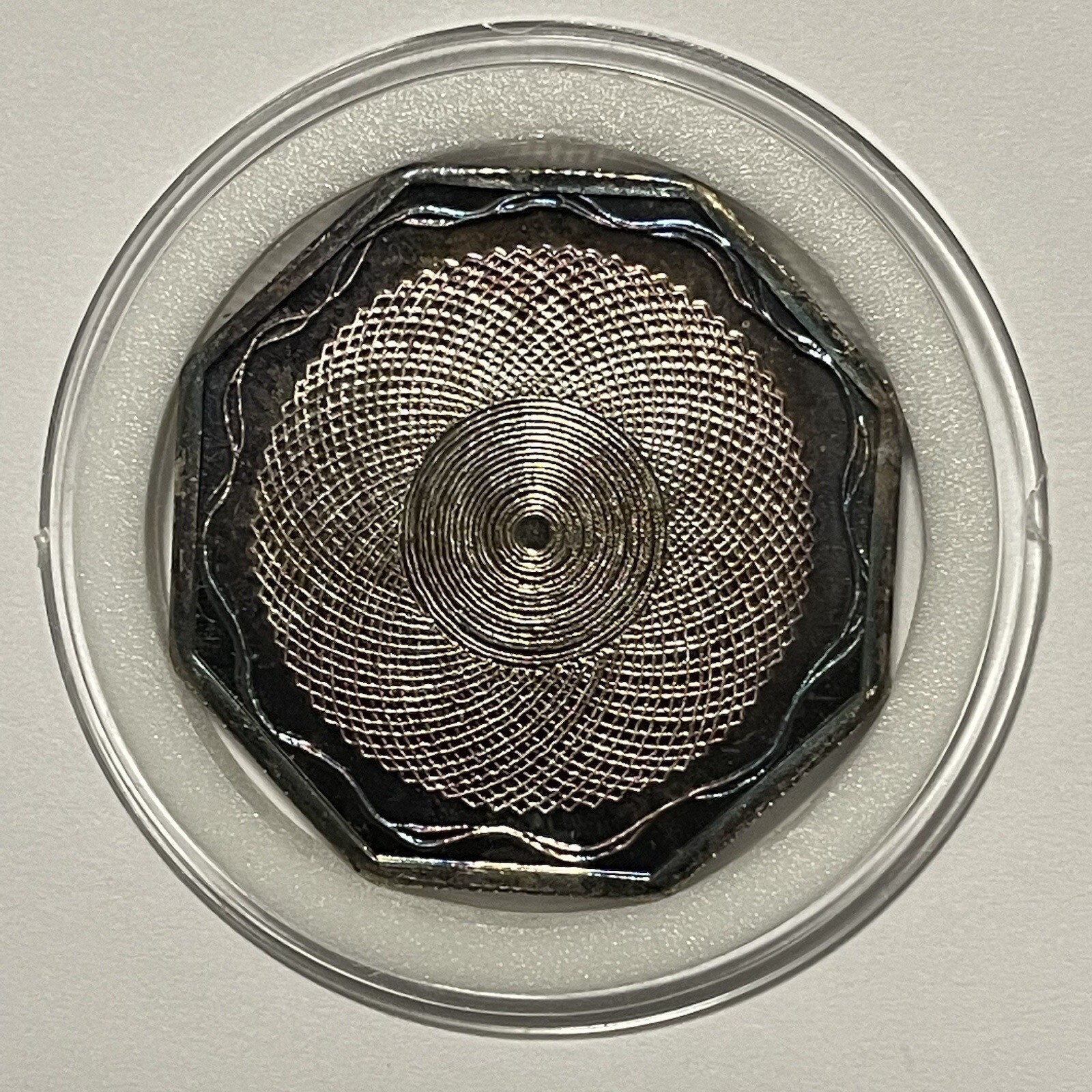 1851 Octagon Shaped Coin Copy Rainbow Toning 1 Troy Oz .999 Fine Silver ...