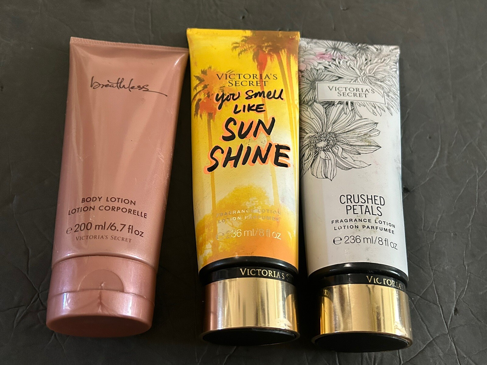 Victoria's Secret You Smell Like Sunshine/Breathless/Crushed Petals ...