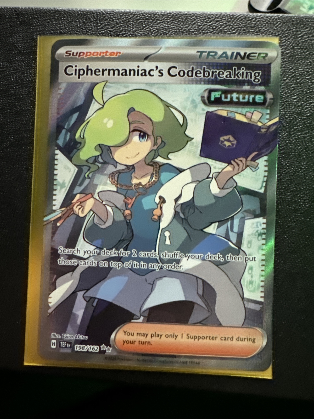 Ciphermaniac's Codebreaking Full Art 198/162 Temporal Forces Pokemon ...