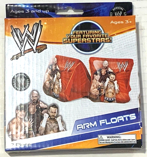 WWE Wrestling Inflatable SWIM ARM FLOATS Beach Pool Swimming J Cena New ...