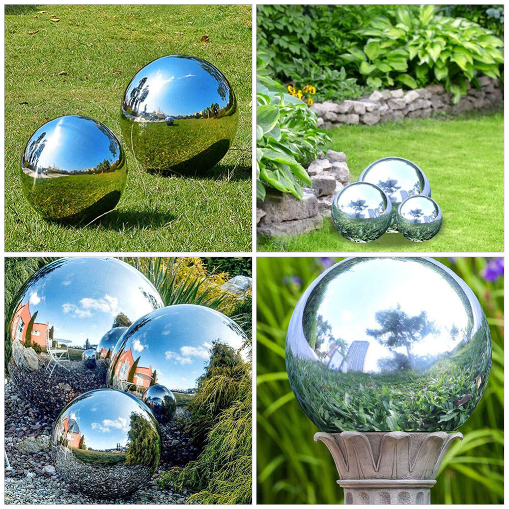 Stainless Steel Reflective Garden Spheres Decoration | eBay