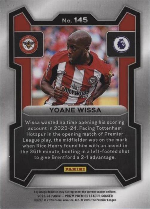 Las mejores ofertas en 2023-24 Panini Prizm Premier League Yoane Wissa ...