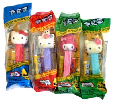 HELLO KITTY PEZ SET W/MELODY FACTORY PACKAGED NEW | eBay