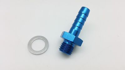 Autobahn88 Radiator alloy adaptor M12 P1.5 to 8mm Barb conversion x ...