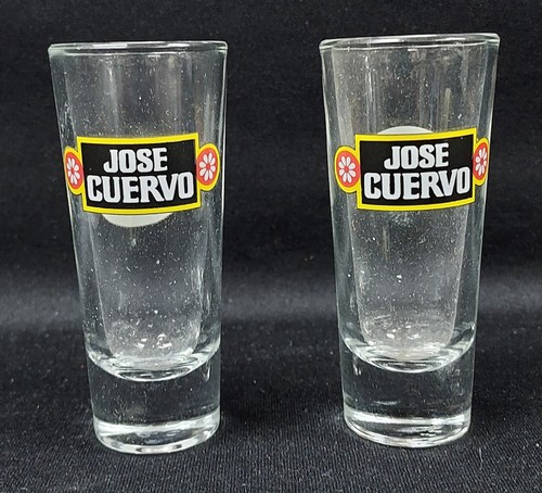 LOT OF 2 JOSE CUERVO SHOT GLASSES - NEW OLD STOCK | eBay