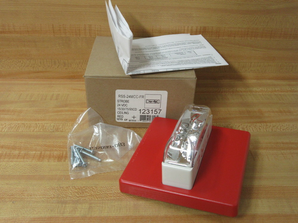 Wheelock RSS-24MCC-FR Strobe RSS24MCCFR | eBay