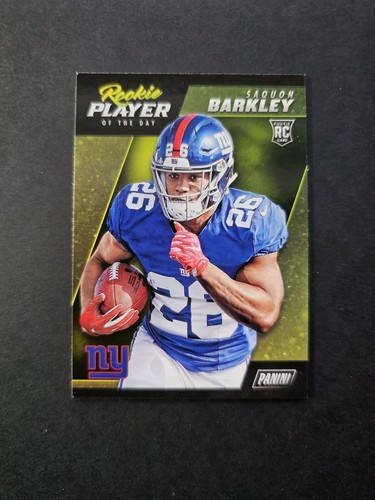 2018 Panini Saquon Barkley 🔥 Player Of The Day Rookie Card #R6 Giants ...