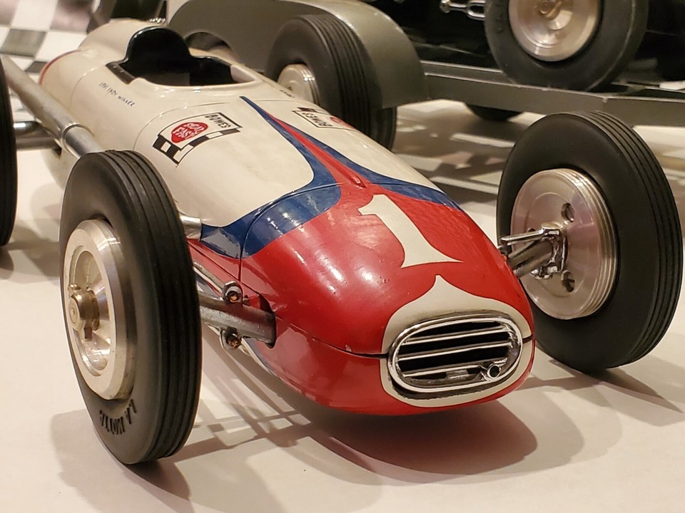 Vtg Jake La Motta Tether Car AJ Foyt 1961 Indy 500 Racer No Gas Engine ...