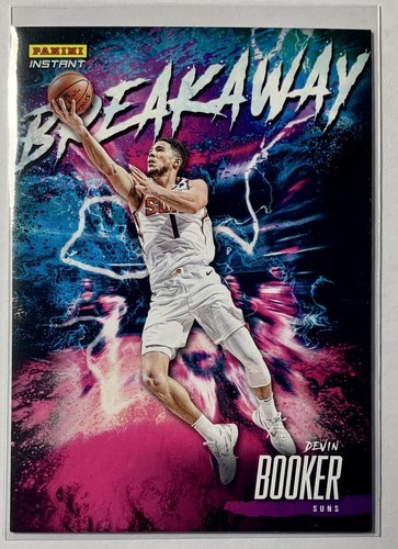 2020-21 Panini Instant Breakaway Devin Booker B19 numbered to 5357 ...