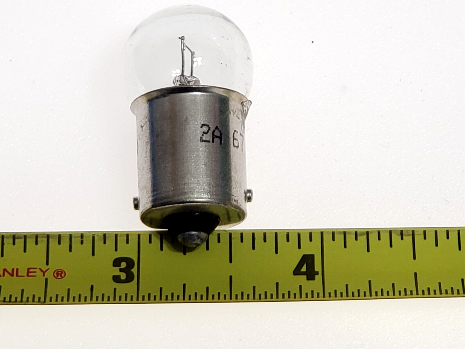 Light Bulb 67 Clear Light Lamp Single Contact Type 4 Base Fits Chrysler ...