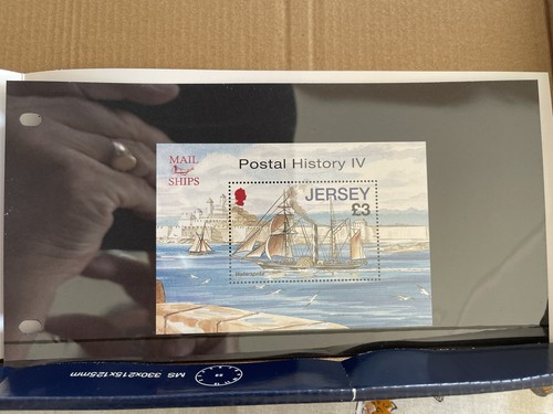 “Jersey Postal history 2010” mnh Mini sheet x1 stamp.FV£3.00.Benefit ...