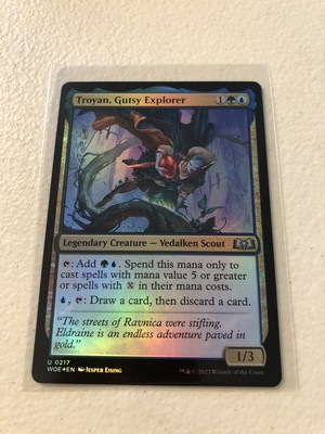 Troyan, Gutsy Explorer Foil Wilds Of Eldraine WOE MTG Magic Pack Fresh ...