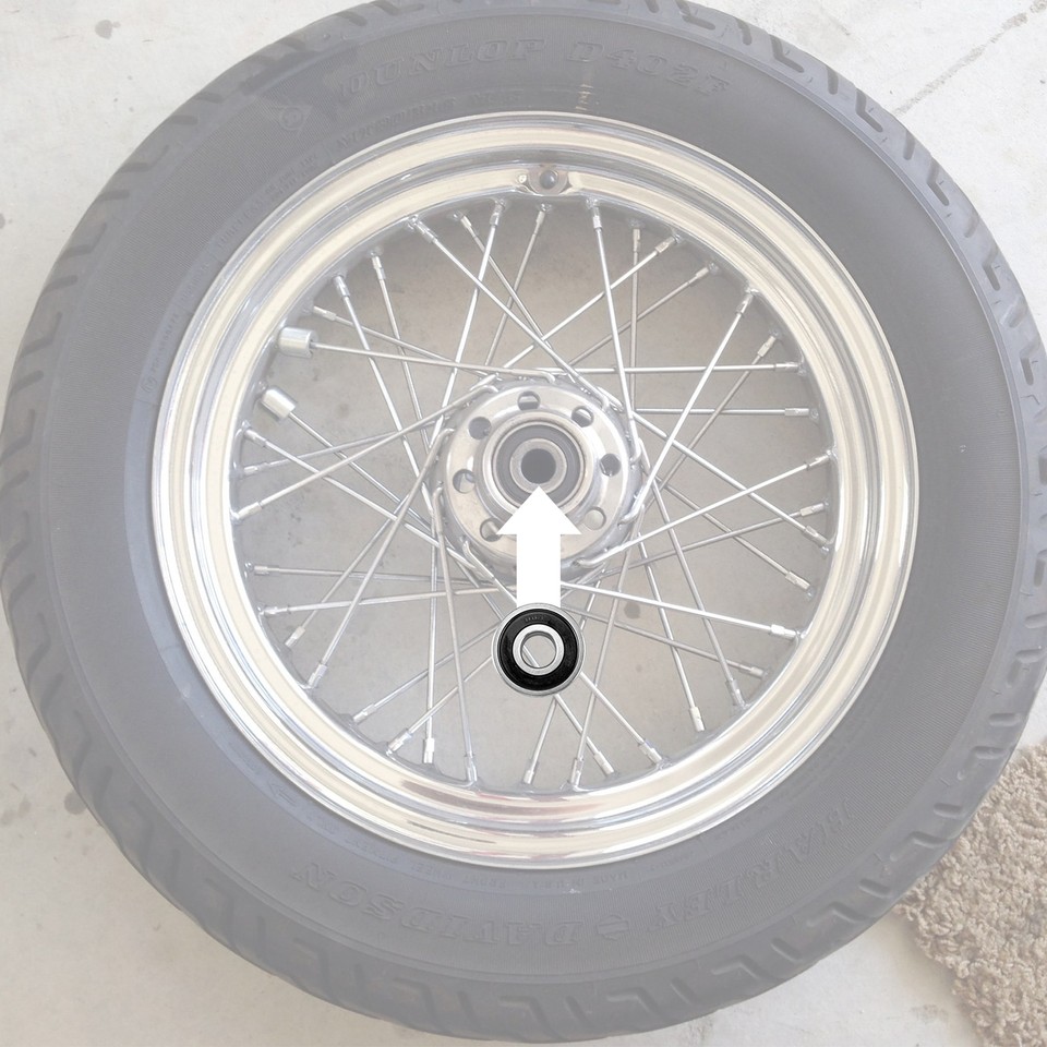 HD Sealed Wheel Bearing Kit Front or Rear for Harley Davidson Replaces ...