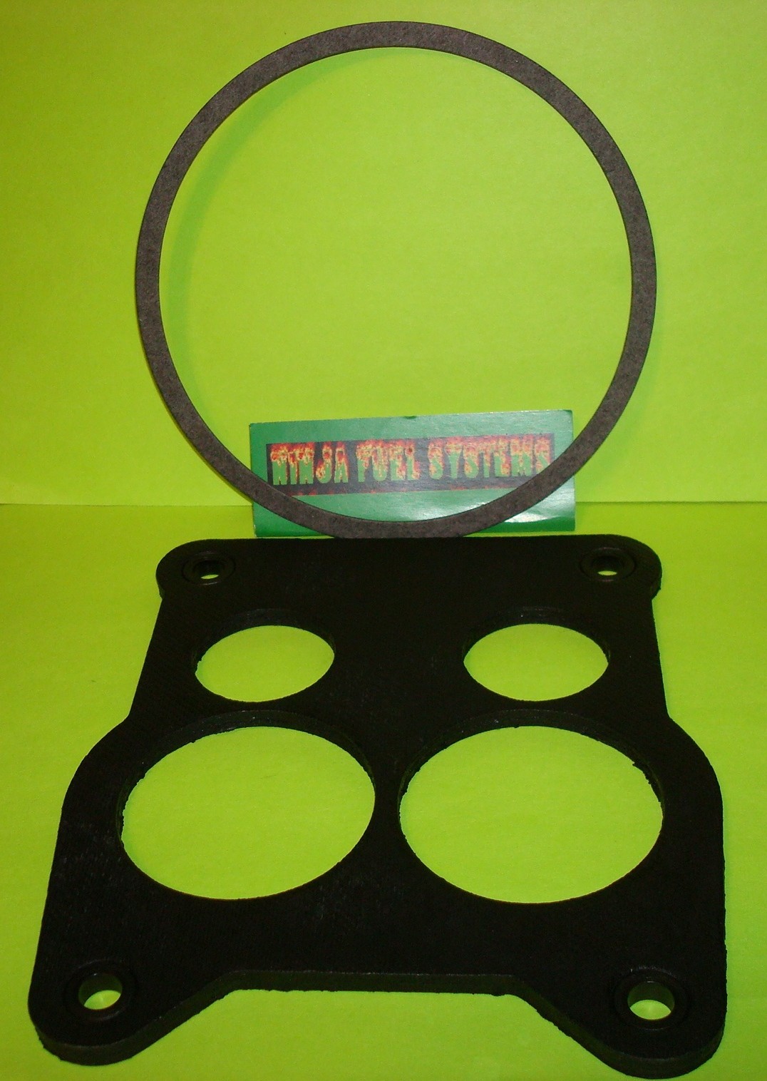 ROCHESTER QUADRAJET CARBURETOR BASE GASKET 1/4 THICK G963 & AIR CLN GSK ...