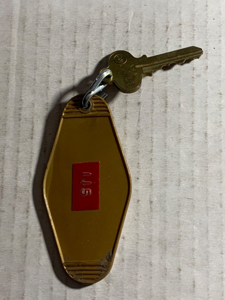 Ramada Inn Hotel Motel Key Fob & Key P.O. Box 822 Minden Louisiana # 115 | eBay