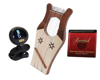Mini Kinnor Harp Light w/ Gig Bag + String Set + Snark Tuner | eBay