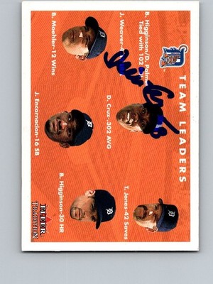 2001 FLEER TRADITION DEIVI CRUZ AUTO AUTOGRAPHED SIGNED DETROIT TIGERS ...