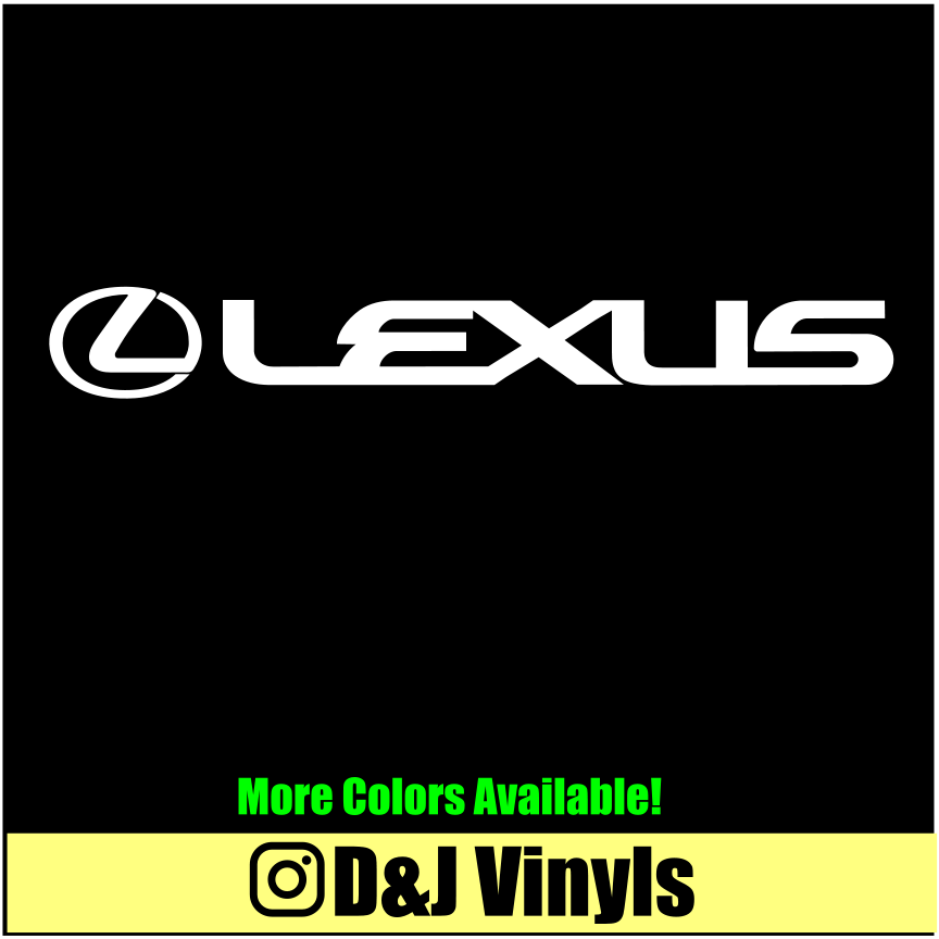 LEXUS Windshield Banner Vinyl Decal Sticker 36x5 | eBay