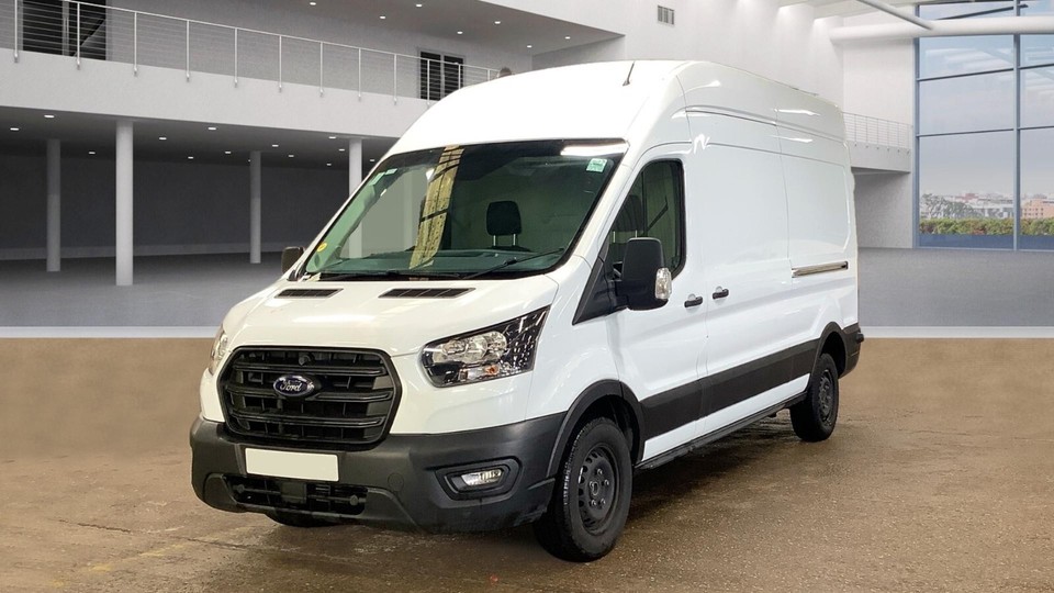 Ford Transit 350 MK8 SIDE LOADING COMPLETE SIDE DOOR H2 H3 WHITE #1 ...