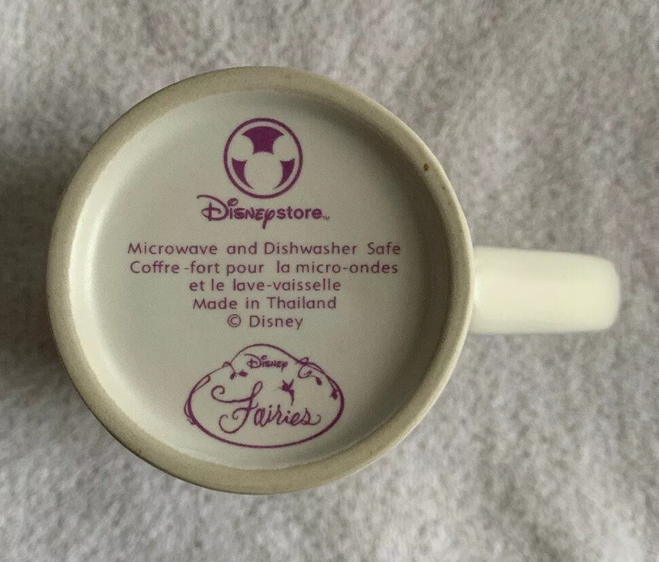 Tinkerbell Coffee Mug Tea Cup Tall Collectible Disney Store Tinker Bell ...