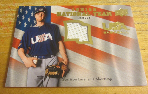 Garrison Lassiter 2008 Upper Deck USA Junior National Team Jerseys #GL ...