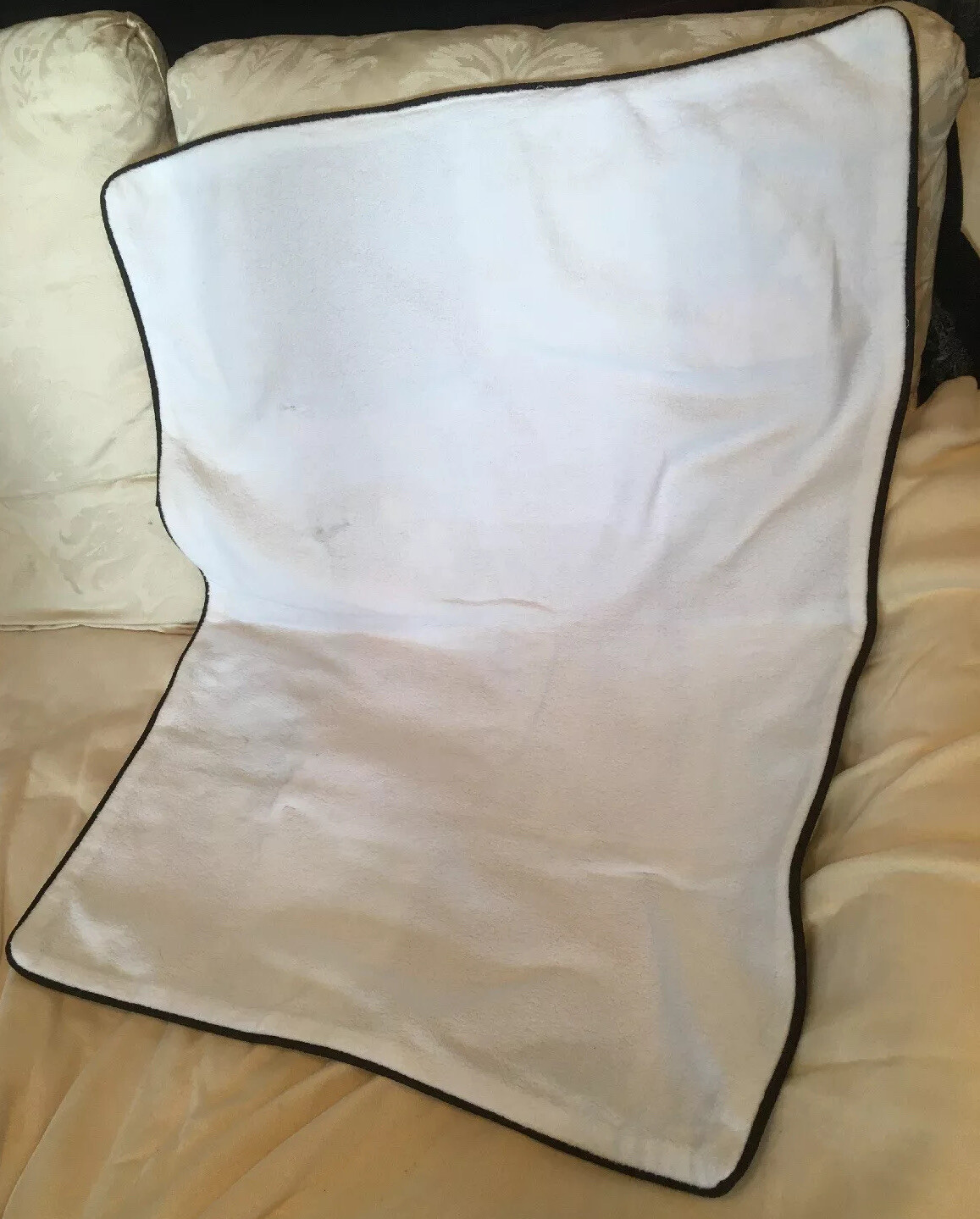 2 Glenna Jean Kirby Unisex Crib Stroller Quilts Toile Black White ...