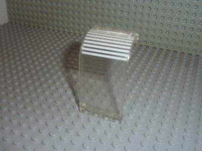 LEGO Clear Panel 3 x 4 x 6 with Curved Top 2571pb01 + Sticker / Set ...