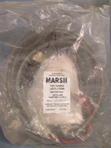 Marsh Data Line Printhead 10 Cable IJDTL13598 | eBay