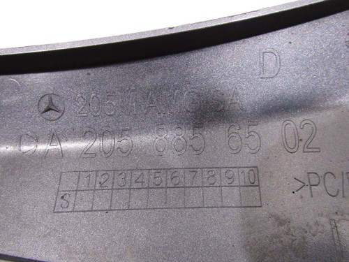 MERCEDES C CLASS W205 AMG FRONT BUMPER LEFT COVER GENUINE A2058856502 ...