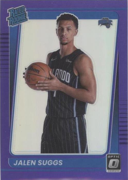 2021-22 Panini Donruss Optic - Rated Rookie Jalen Suggs #179 Purple ...