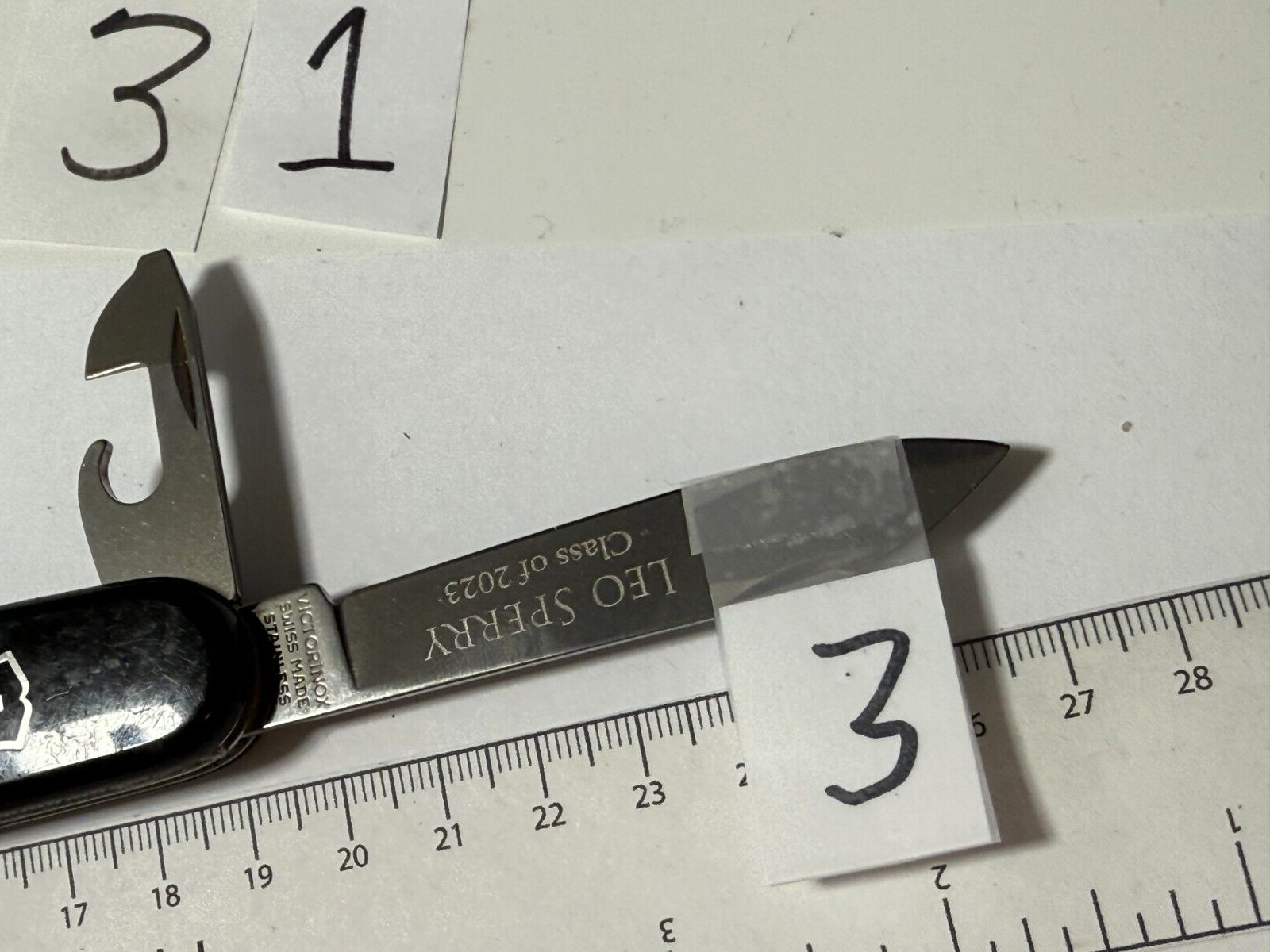 CLEAN BLACK RARE OLD UNIQUE VERY SHARP VINTAGE VICTORINOX TINKER $29 ...