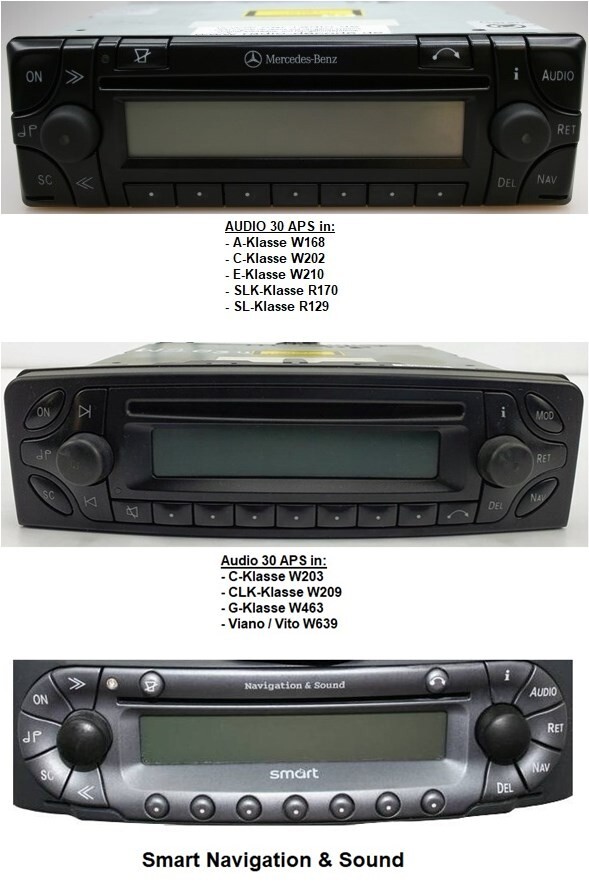 CD Navigation Mercedes AUDIO 30 APS CD4 ITALIA ÖSTERREICH SCHWEIZ 2006 ...