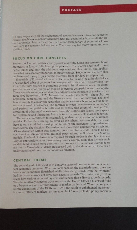 Essentials of Economics 7e By Bradley R. Schiller 9780073375809| eBay