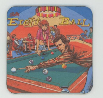 Eight Ball Happy Days Vintage Pinball Machine COASTER - Fonzie | eBay