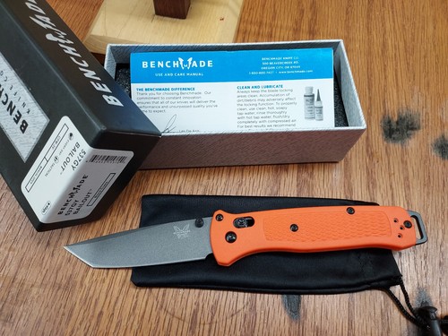 Benchmade 537 Bailout CPM-3V Tool Steel Axis Orange Pocket Knife | eBay