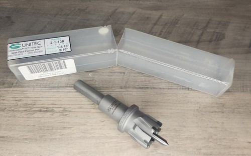 New UNITEC Unibroach TCT Carbide Hole Saw With Pilot 1-3/16"- 2-1-138 ...